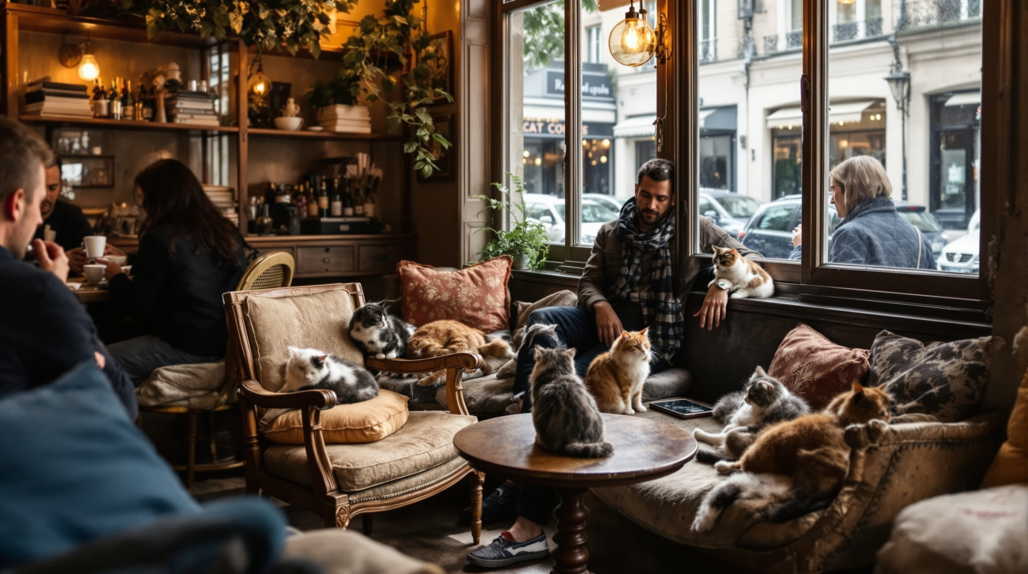 Bar à Chat Paris : Café et compagnie féline